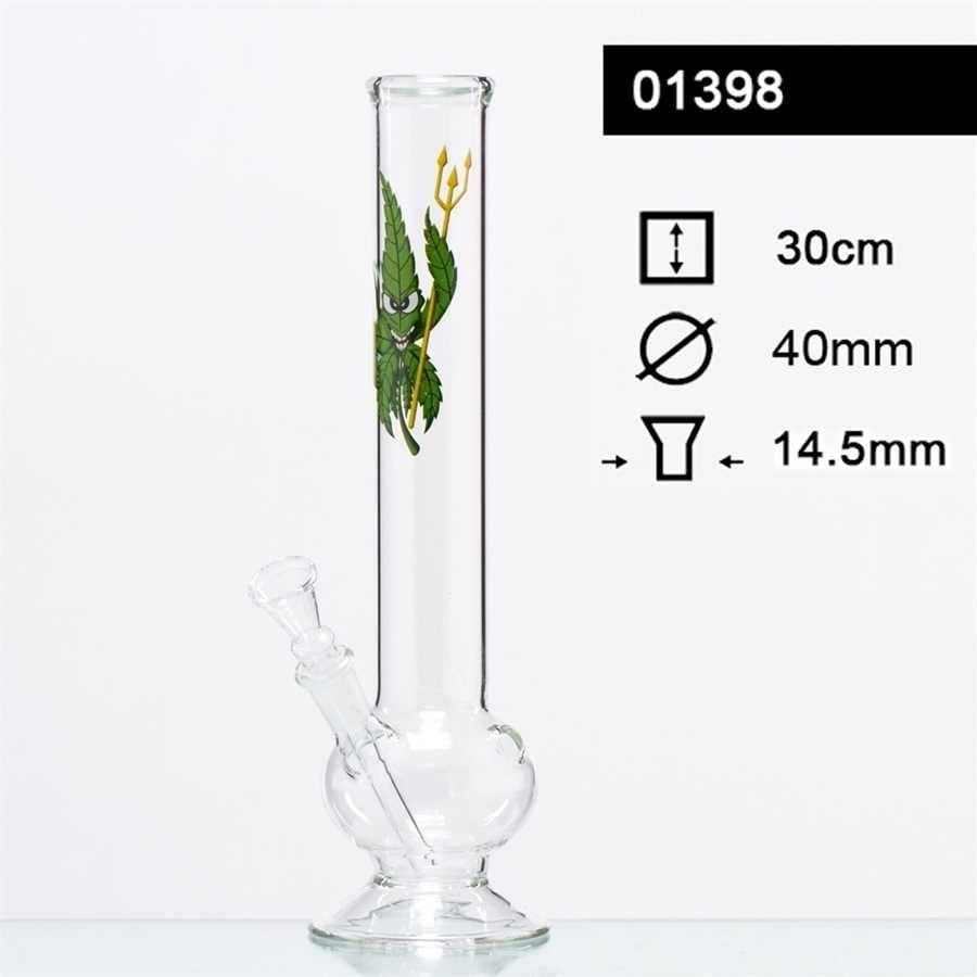Glass Waterpipe 30cm Bubble Cannadevil Bailiwick Botanicals